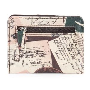 mundi | Bags | Postal Theme Rfid Mini Wallet By Mundi Nwt | Poshmark